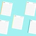 Colorful Printable Lined Notes, Printable Notes Page/sheet, Notes ...