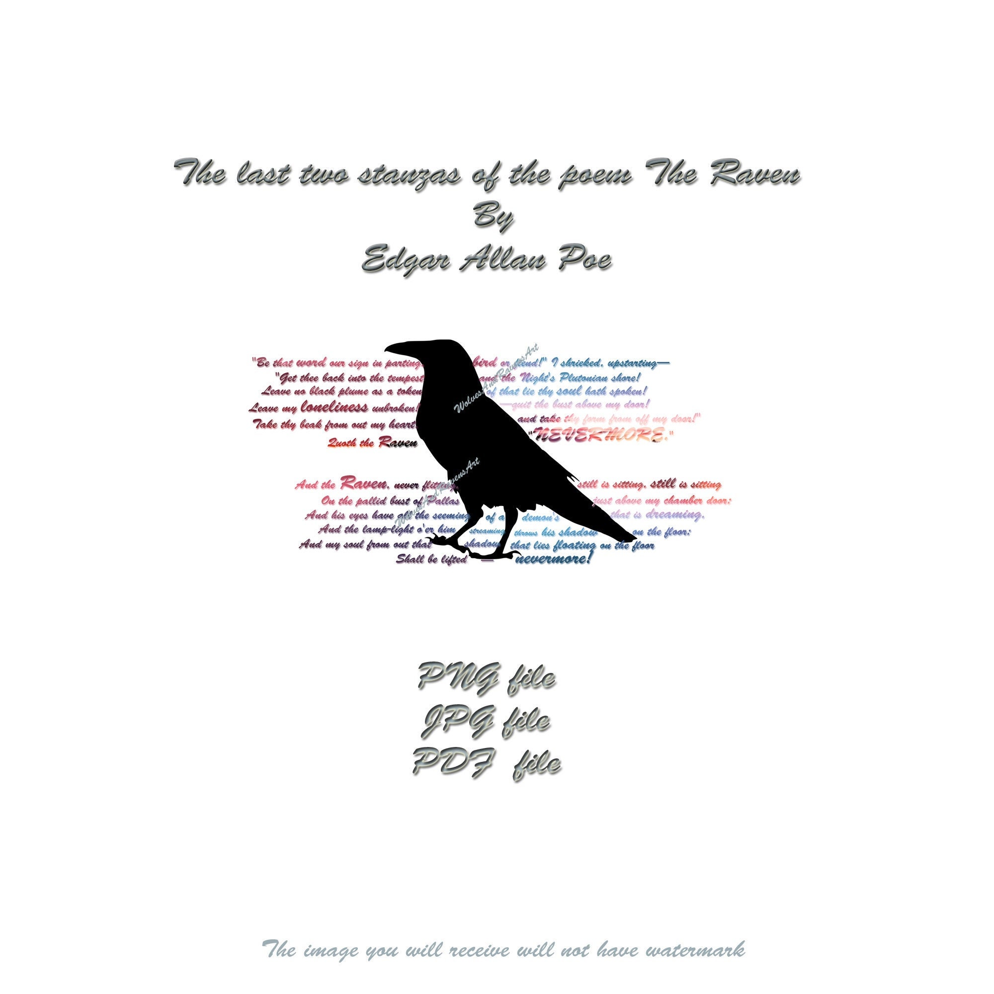 The Raven Poem Stanzas 3 And 3