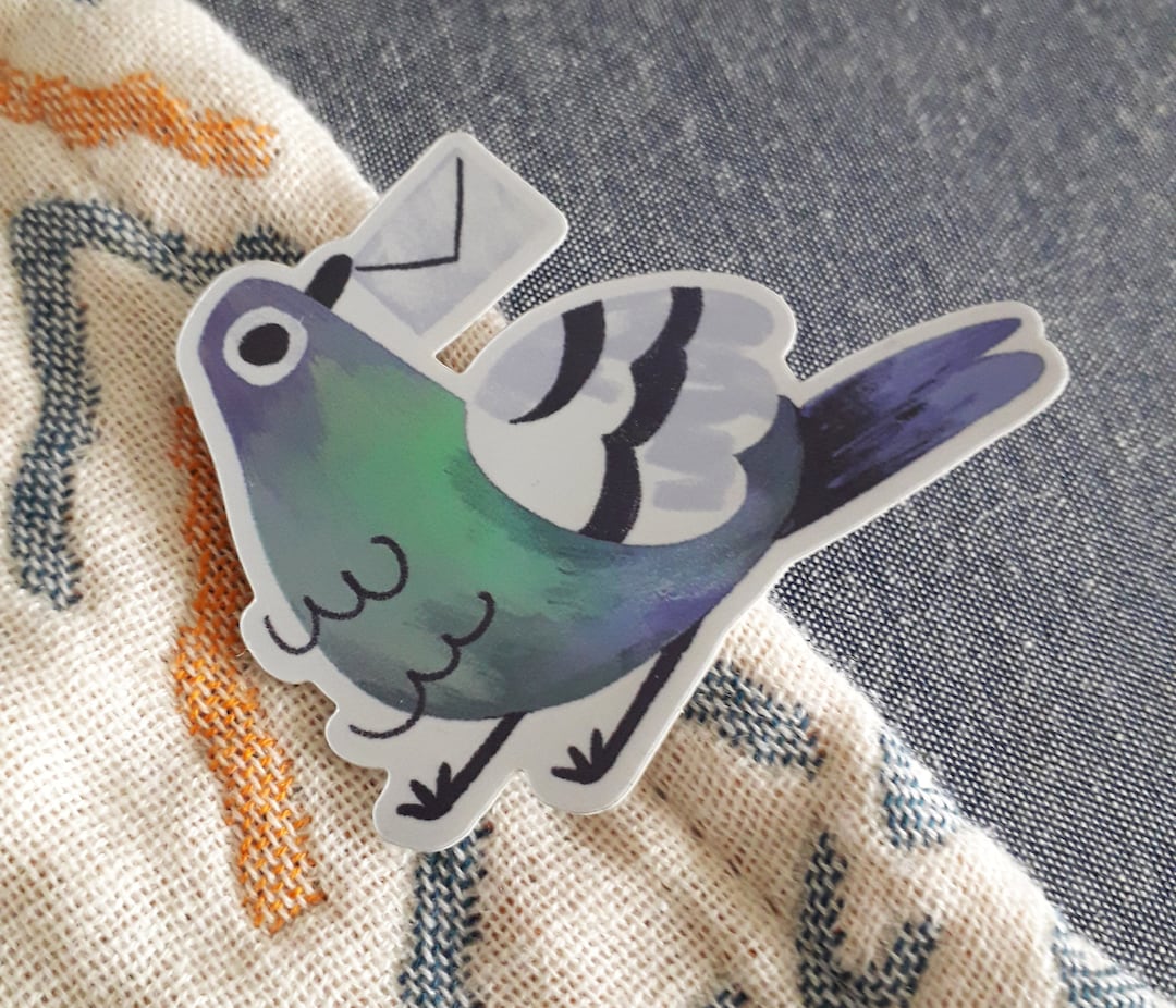 Pigeon Post Holographic Vinyl Sticker - Etsy