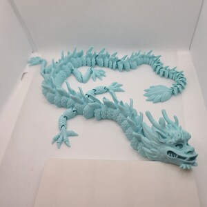 Flexible Dragon Toy - Articulated Figurine - Sustainable Bio-plastic ...
