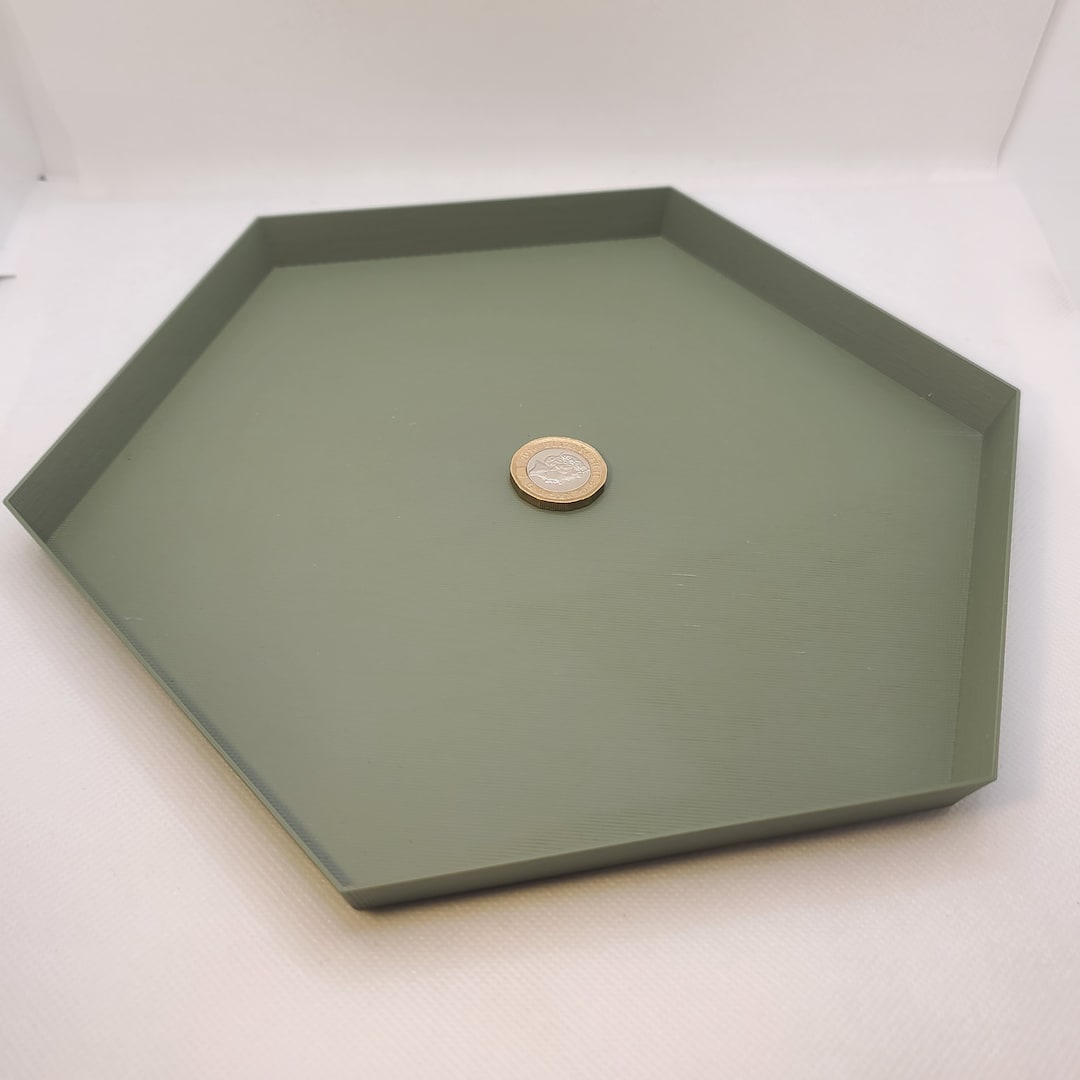 Hexagonal Drainage Trays (set of 3) for Plant Pot, 12 Colours, Small ...