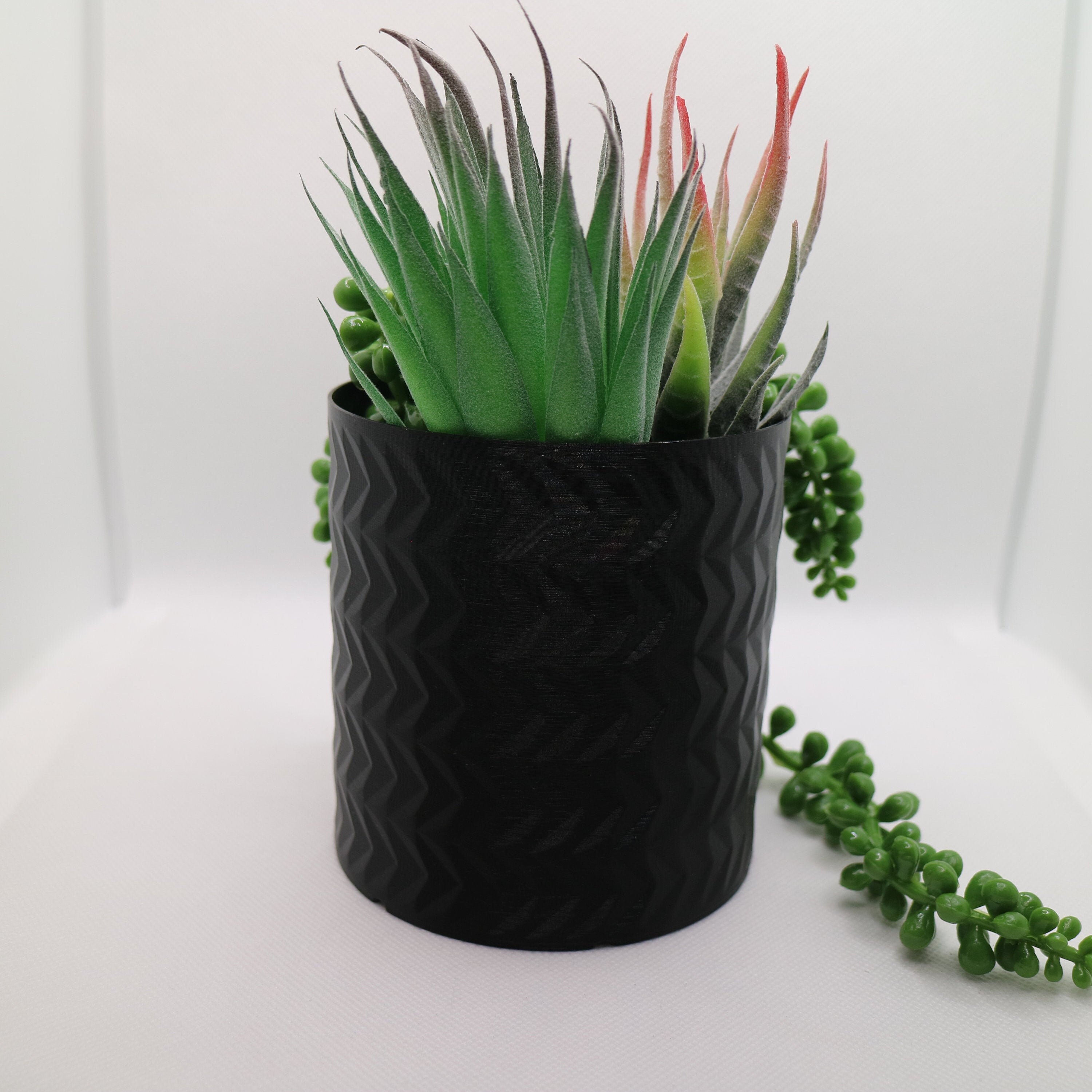 Indoor Plant Pot Geometric Pattern Circular Pot / Planter - Etsy UK