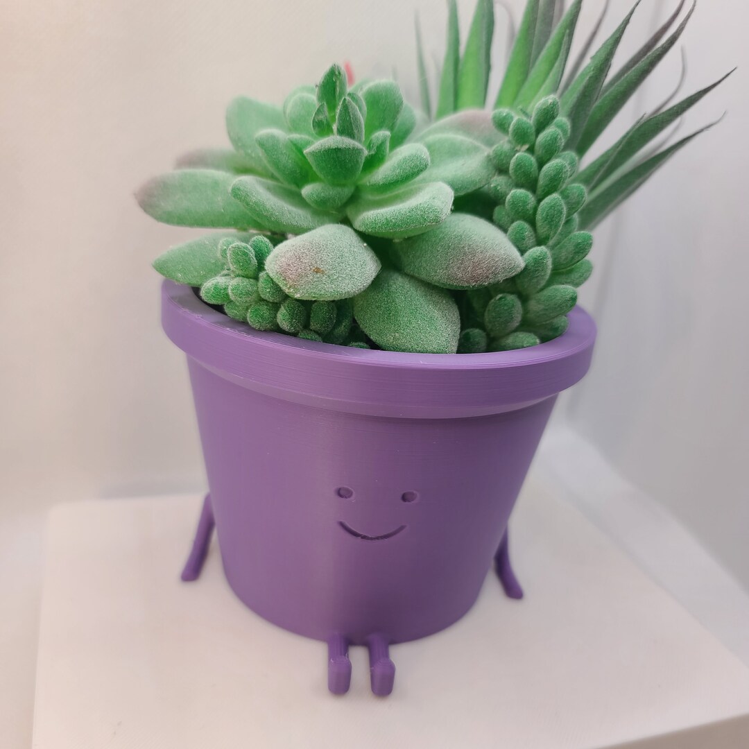 Sitting Figure Planter – 3d-printed Plant Pot Man – Eco PLA - Etsy