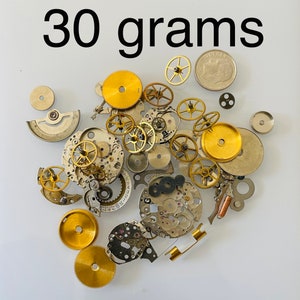 Watch Parts and Gears for Steampunk Art , Sculptures, Repurpose ...