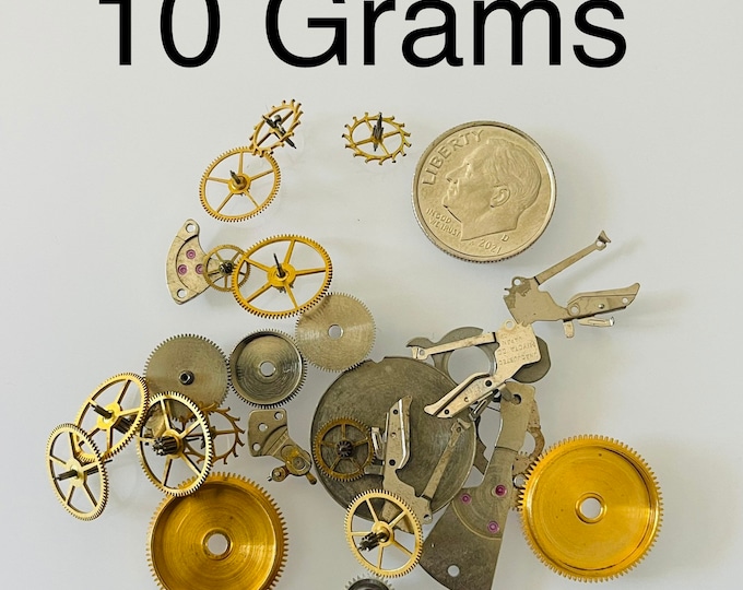 Steampunk Cyberpunk Jewellery Cogs & Gears Watch Parts Craft Arts ...