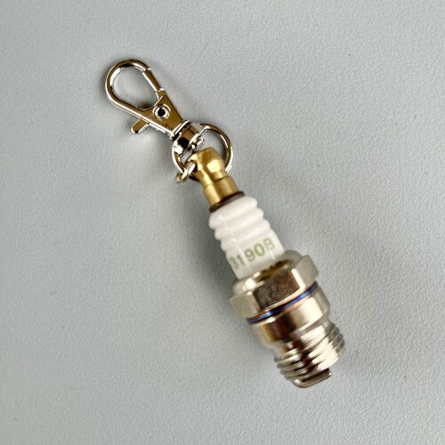 Vintage Spark Plug Keychain - Etsy