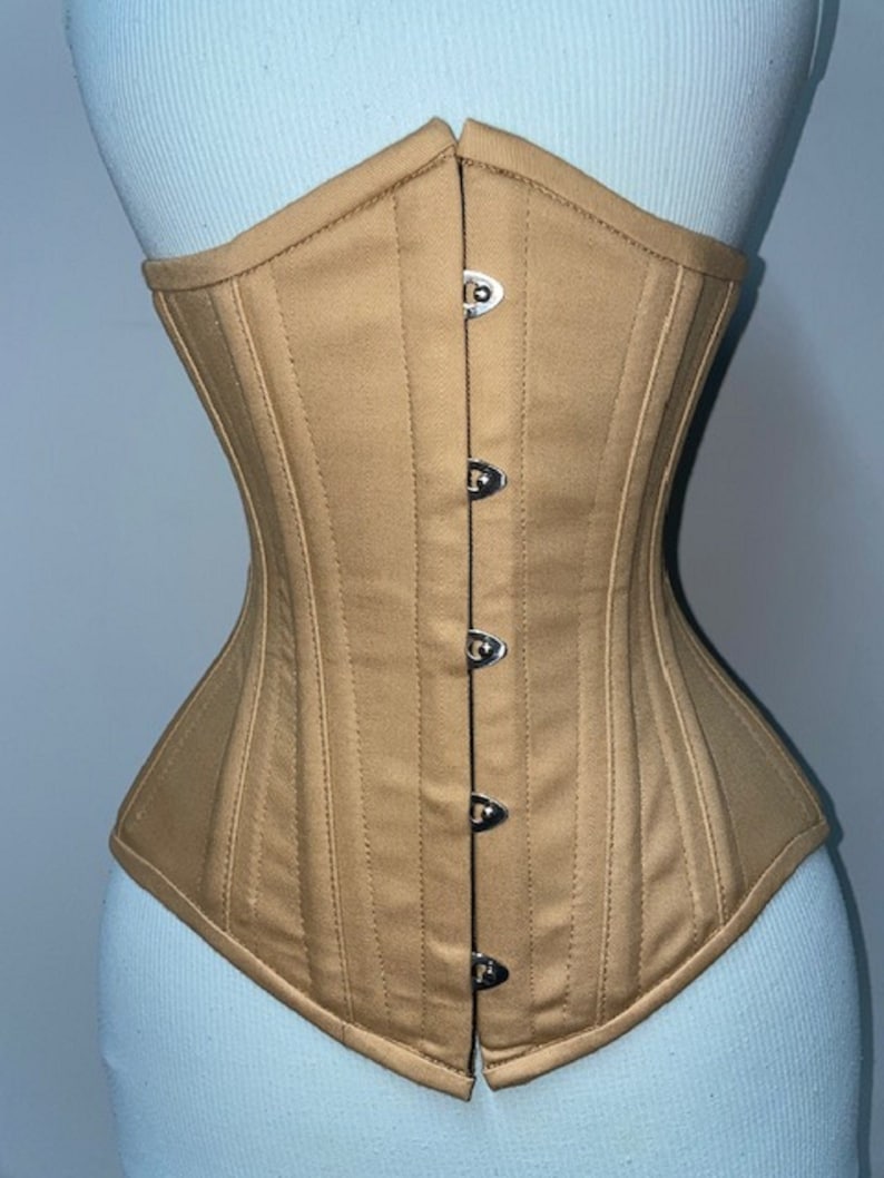 Schweres Korsett Stahl Boned Unterbrust Taille Training Gr Etsy