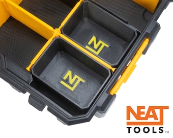 Dewalt PRO Small Parts Organizer Divider Bins 4-slot 2-pack - Etsy