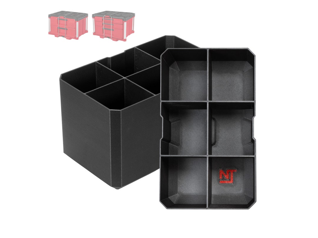 Milwaukee PACKOUT 2-drawer & 3-drawer Multi-depth Toolbox Organizer ...