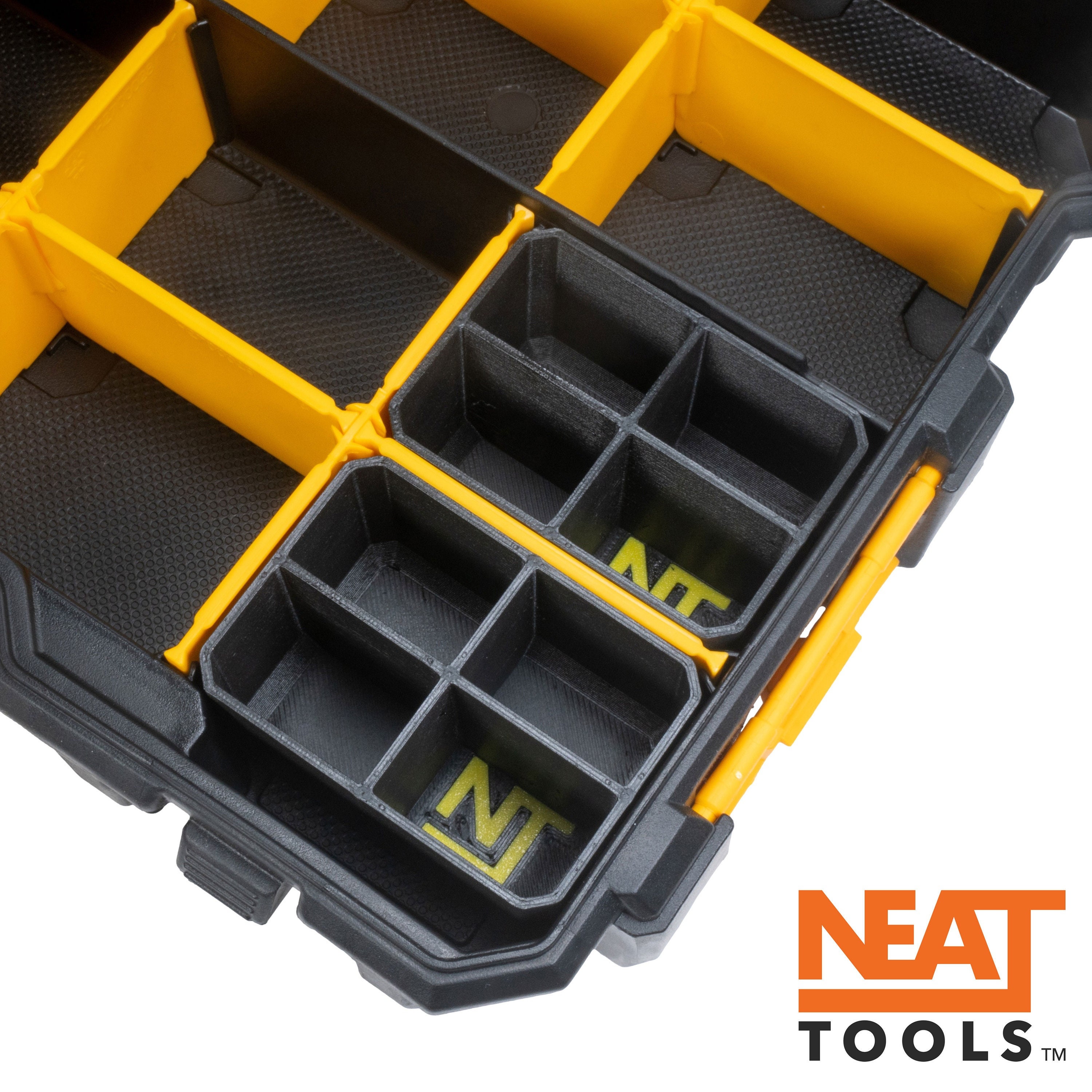 Dewalt PRO Small Parts Organizer Divider Bins 4-slot 2-pack - Etsy