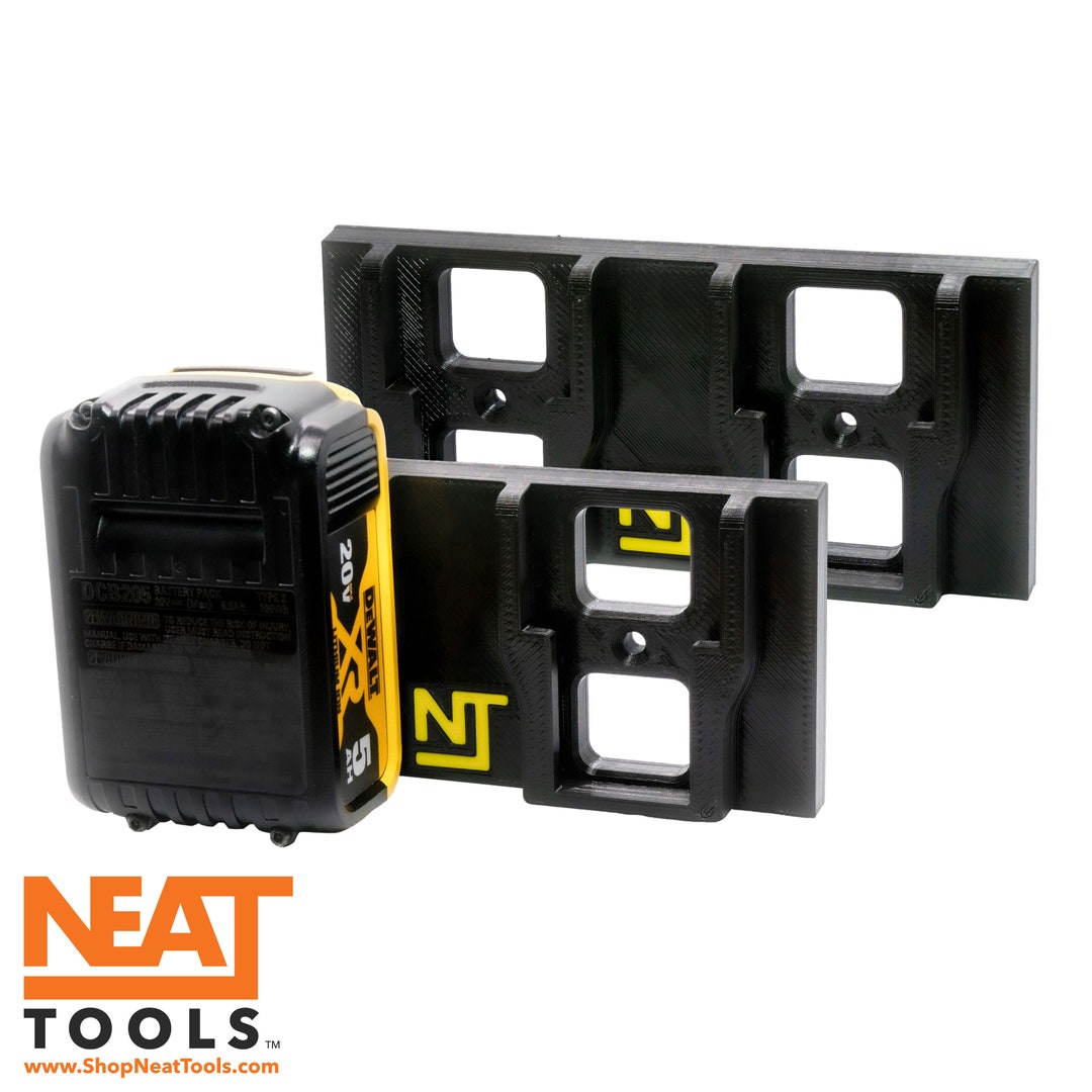 Dewalt 20V MAX Dual Battery Mounts for Dewalt Tools 2-pack - Etsy