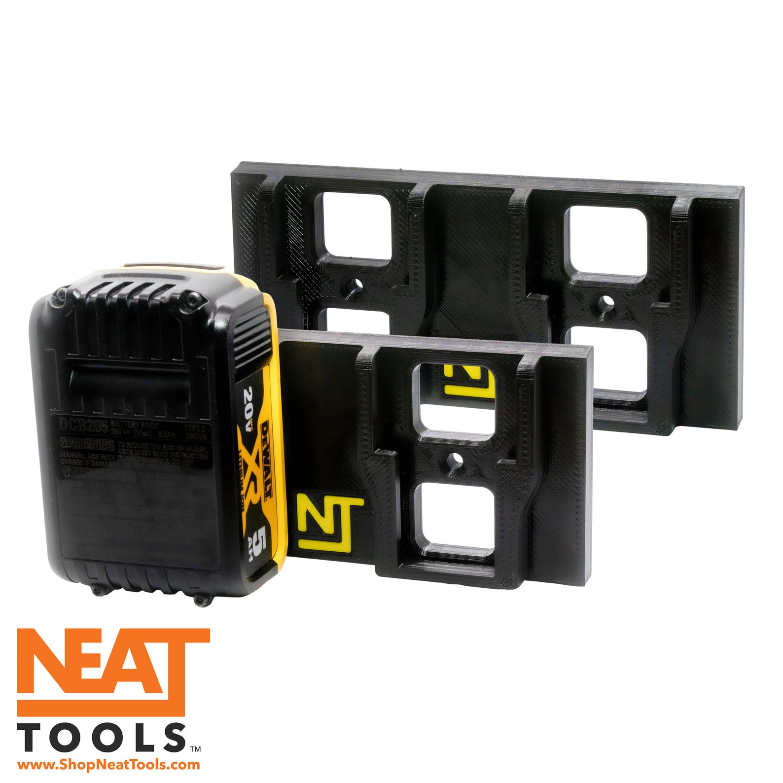 Dewalt 20V MAX Dual Battery Mounts for Dewalt Tools 2-pack | Etsy