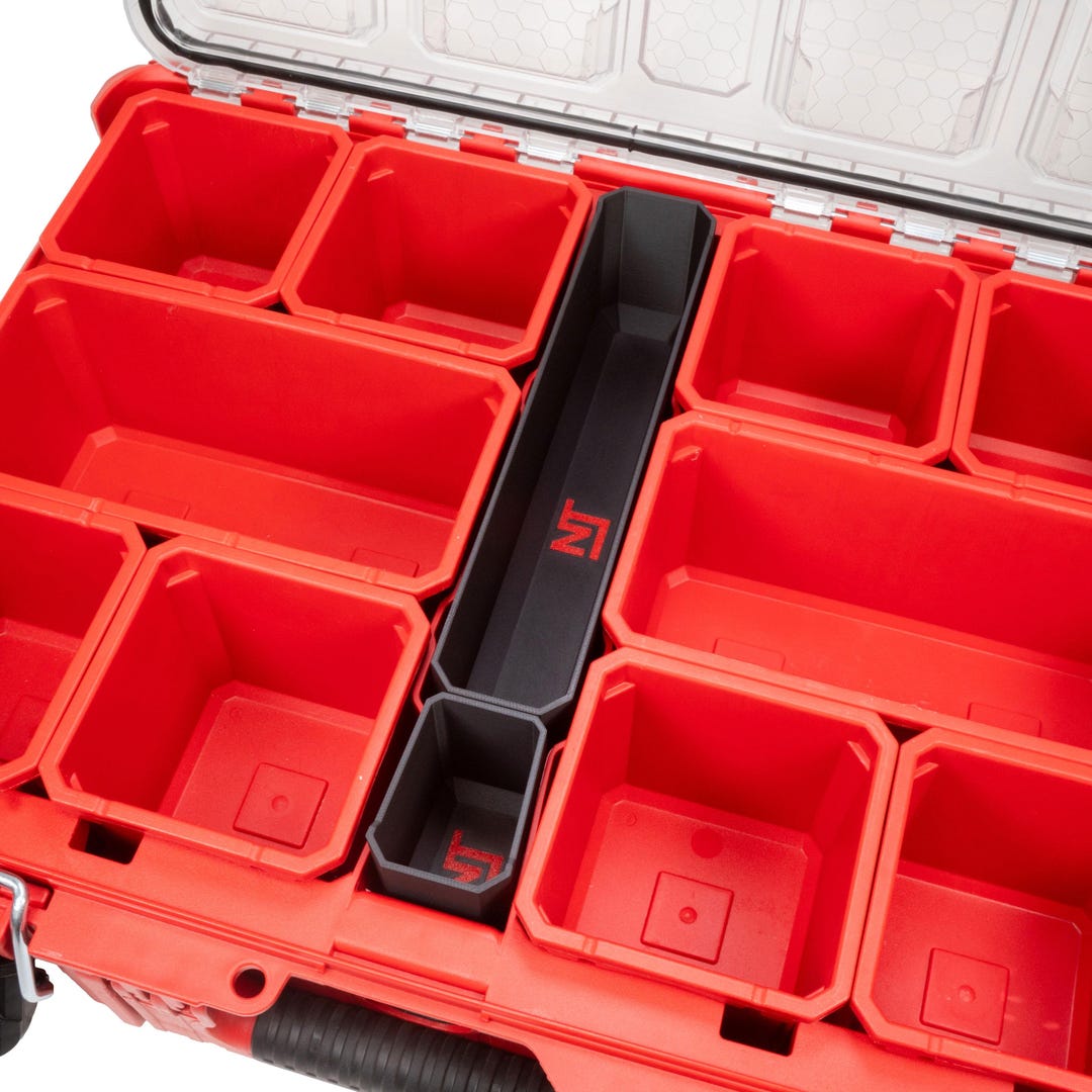 Milwaukee PACKOUT Small Parts Organizer Center Bin Set (2-bins) - Neat ...