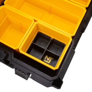 Dewalt TOUGHSYSTEM 2.0 Small Parts Organizer Stacking Divider Bins Set ...
