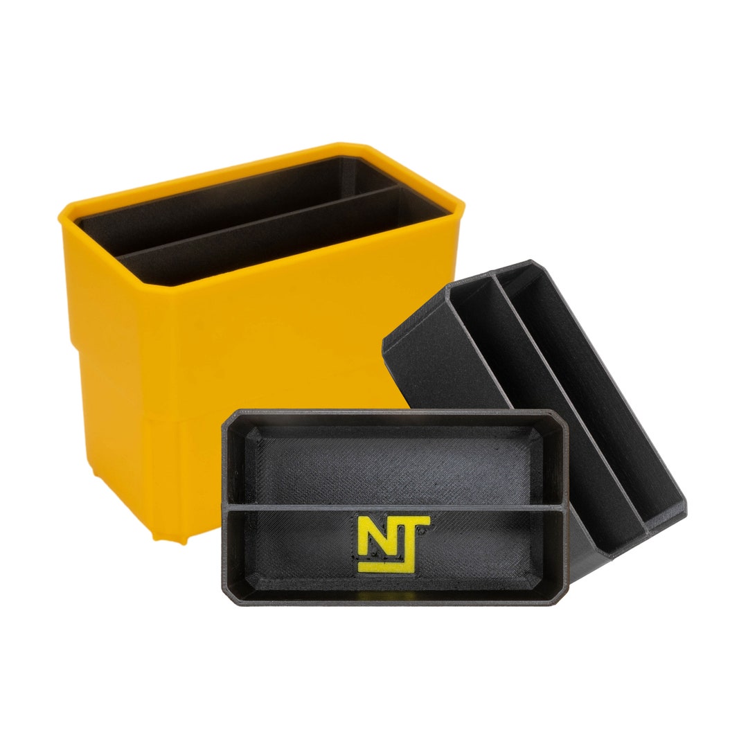 Dewalt TOUGHSYSTEM 1.0 Small Parts Organizer Stacking Divider Bins Set ...