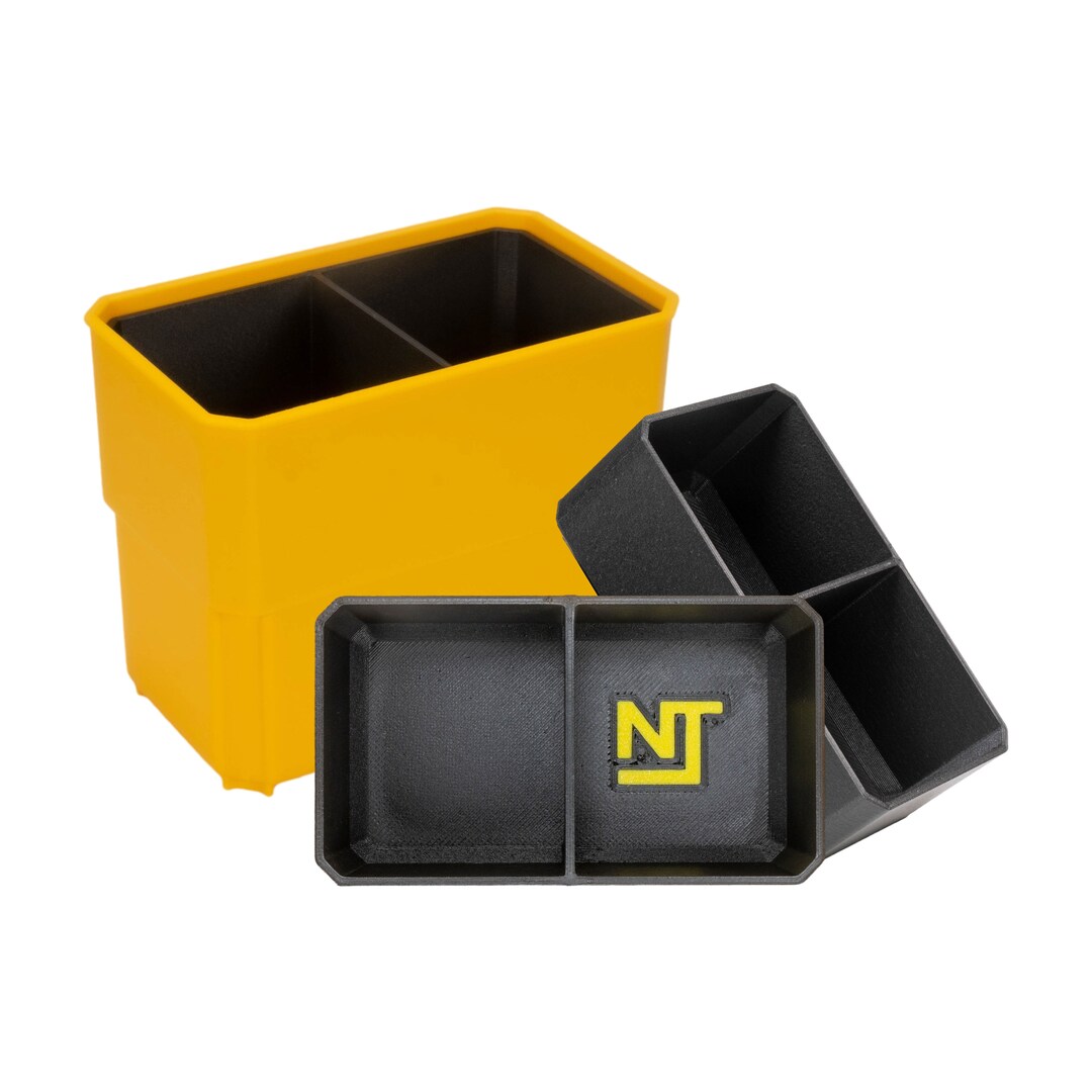 Dewalt TOUGHSYSTEM 1.0 Small Parts Organizer Stacking Divider Bins Set ...