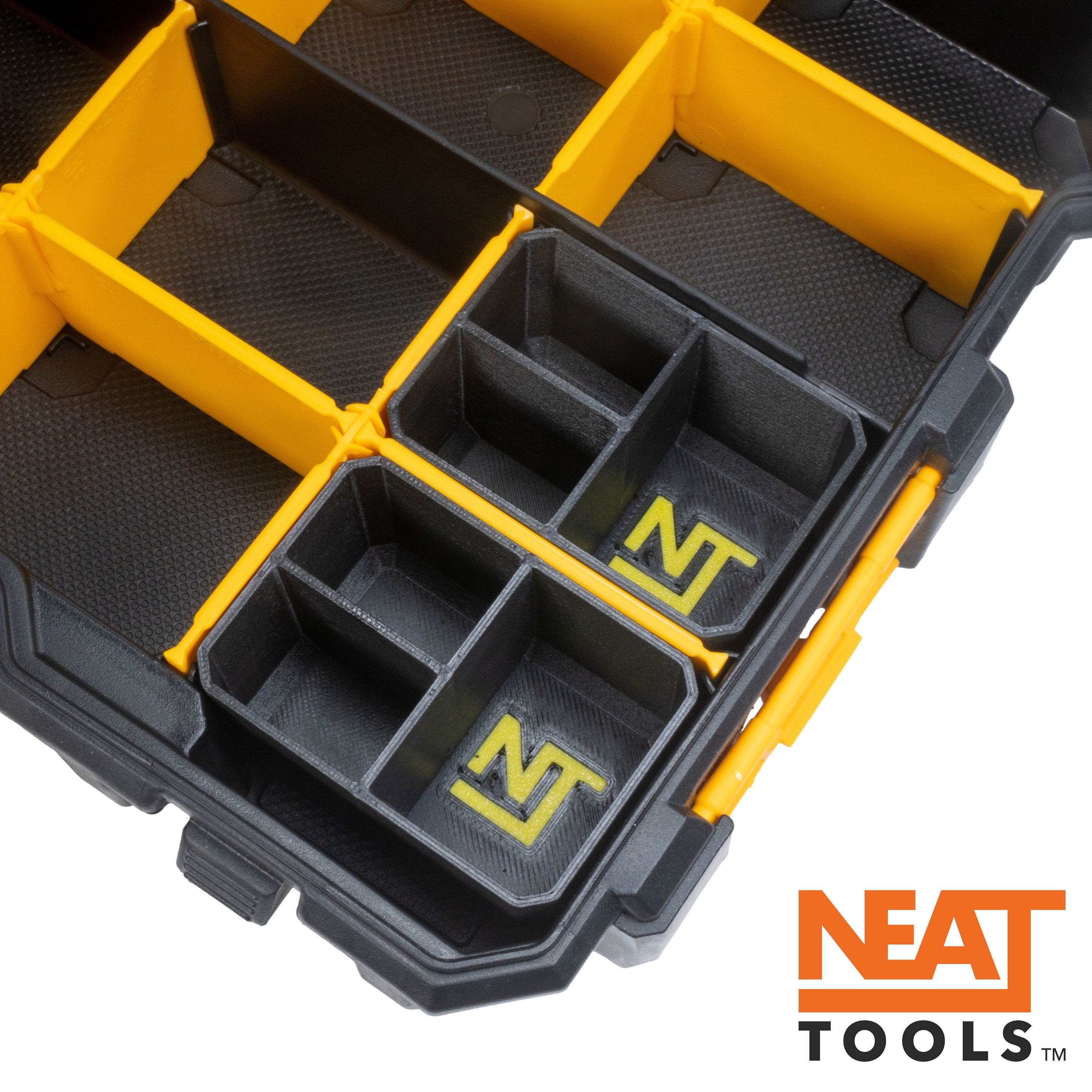 Dewalt PRO Small Parts Organizer Divider Bins 3-slot 2-pack - Etsy