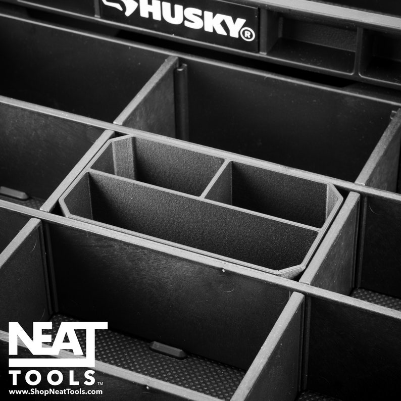 Husky Connect 2-drawer Small Parts Organizer Divider Bin - Etsy