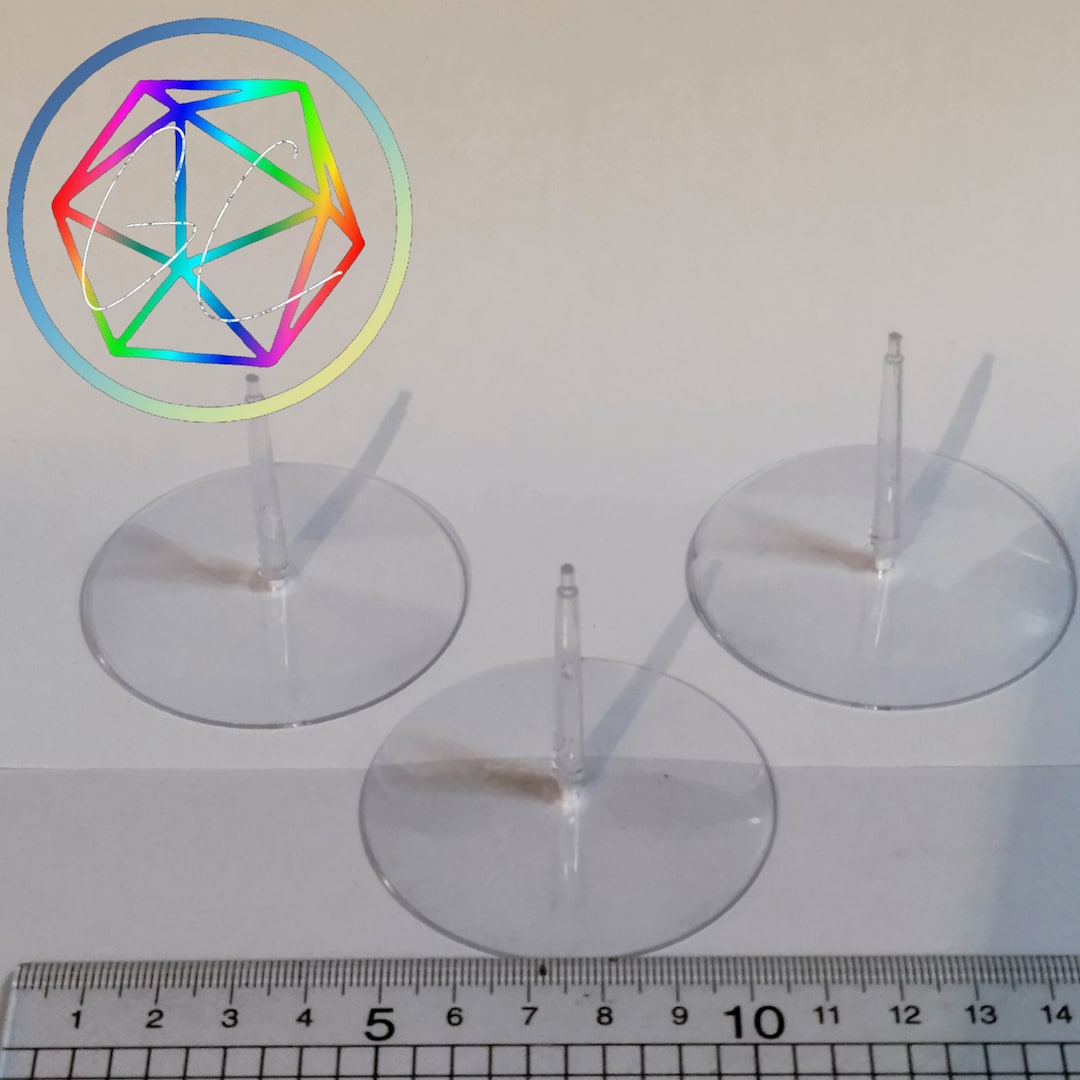 Pack of 1/3 60mm Flying Bases for Wargaming - Etsy