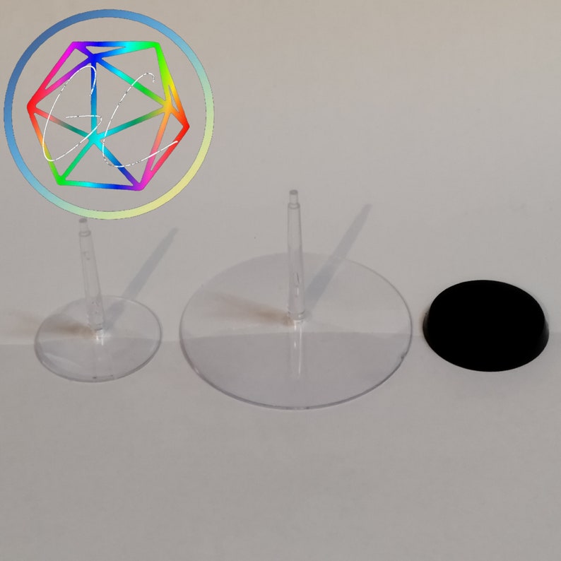 Pack of 1/3 60mm Flying Bases for Wargaming - Etsy