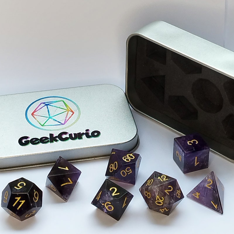 Gemstone Dice - Etsy