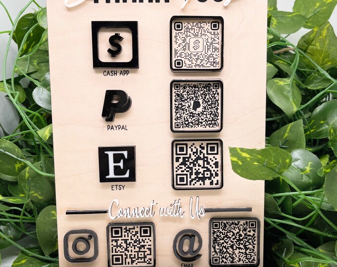 Scan Me Socials Display SVG File-ready to Download! - Etsy