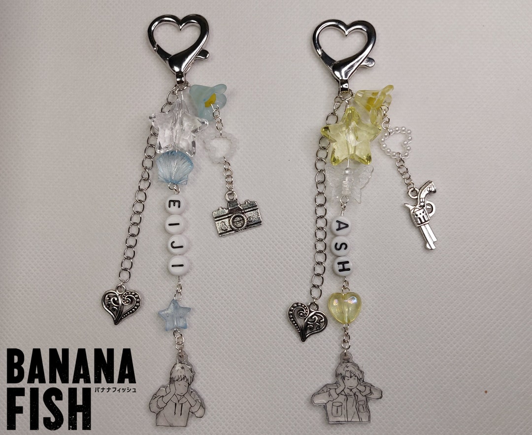 Banana Fish Themed Keychains - Etsy