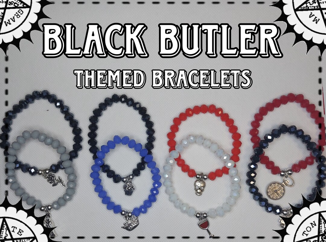 Black Butler Themed Bracelets - Etsy