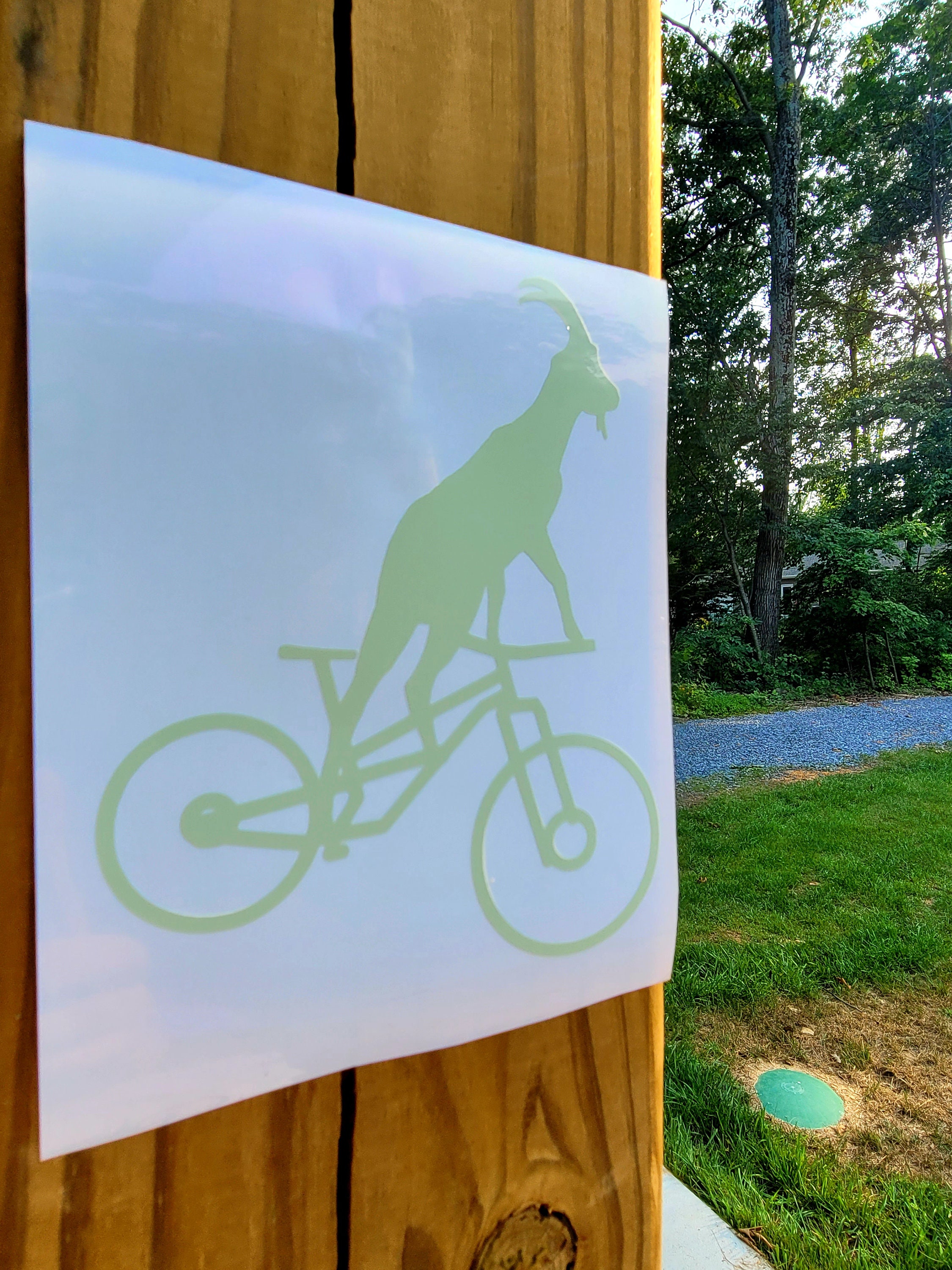 Goat on a Bike - Etsy