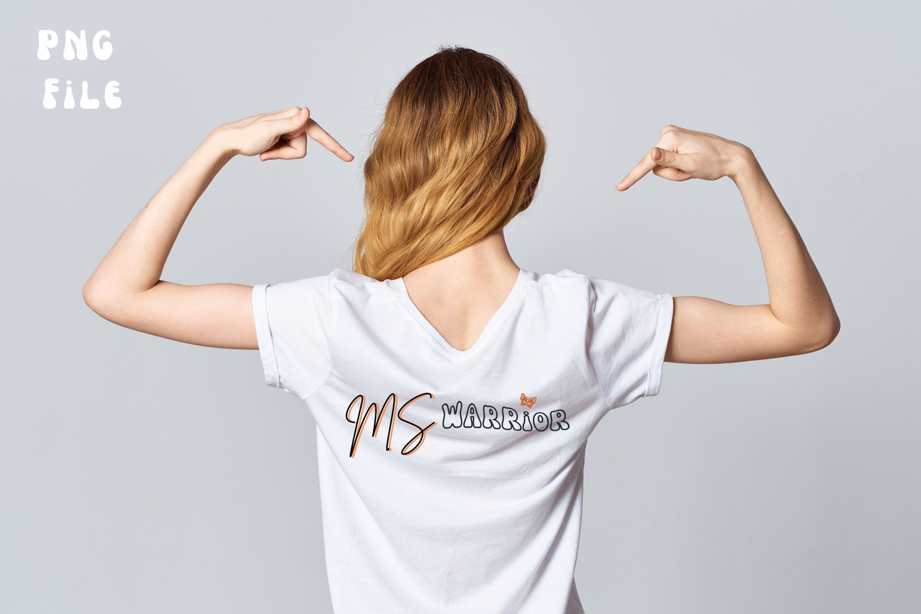 Multiple Sclerosis Svg File, MS Warrior, MS Awareness Month, Orange ...
