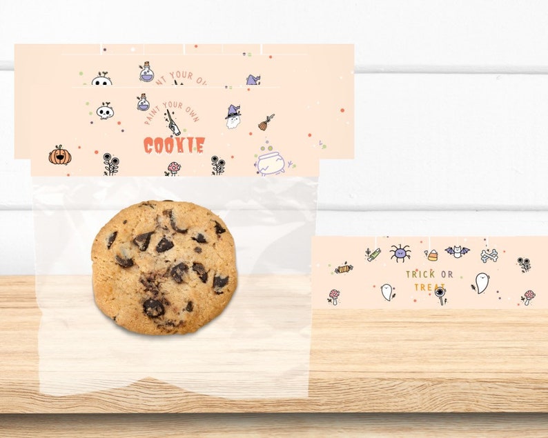 Halloween Sandwich Toppers, Classroom Party Treat Bag Topper, Candy Bag ...