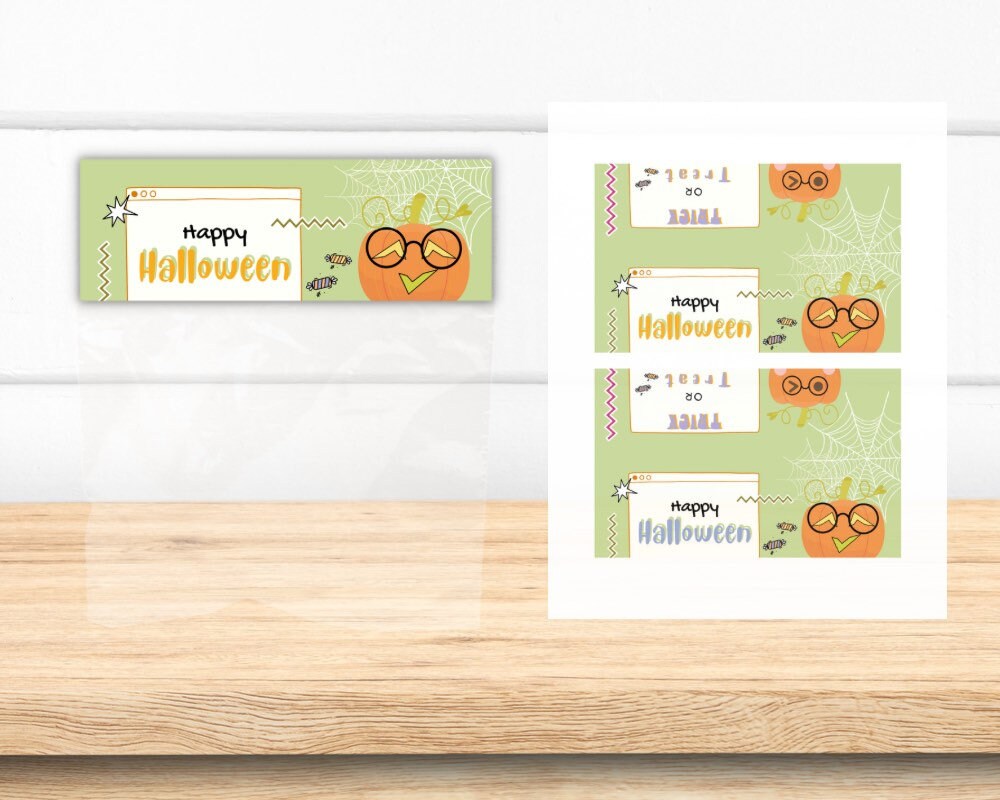 Halloween Sandwich Toppers, Classroom Party Treat Bag Topper, Candy Bag ...