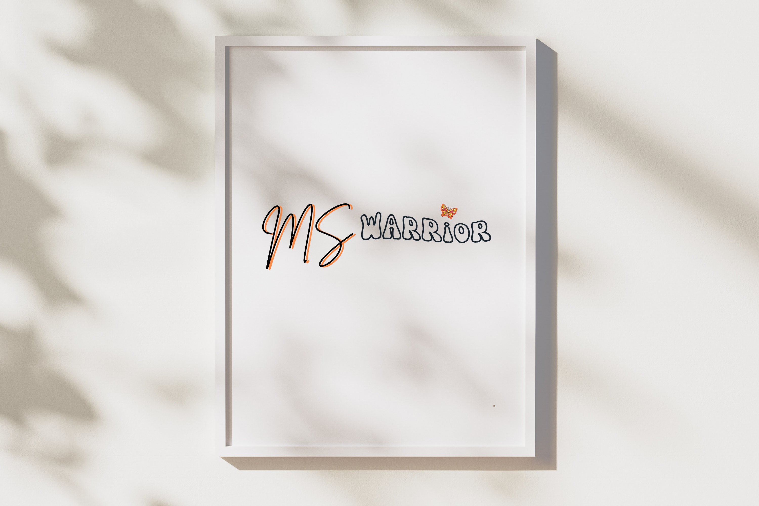 Multiple Sclerosis Svg File, MS Warrior, MS Awareness Month, Orange ...