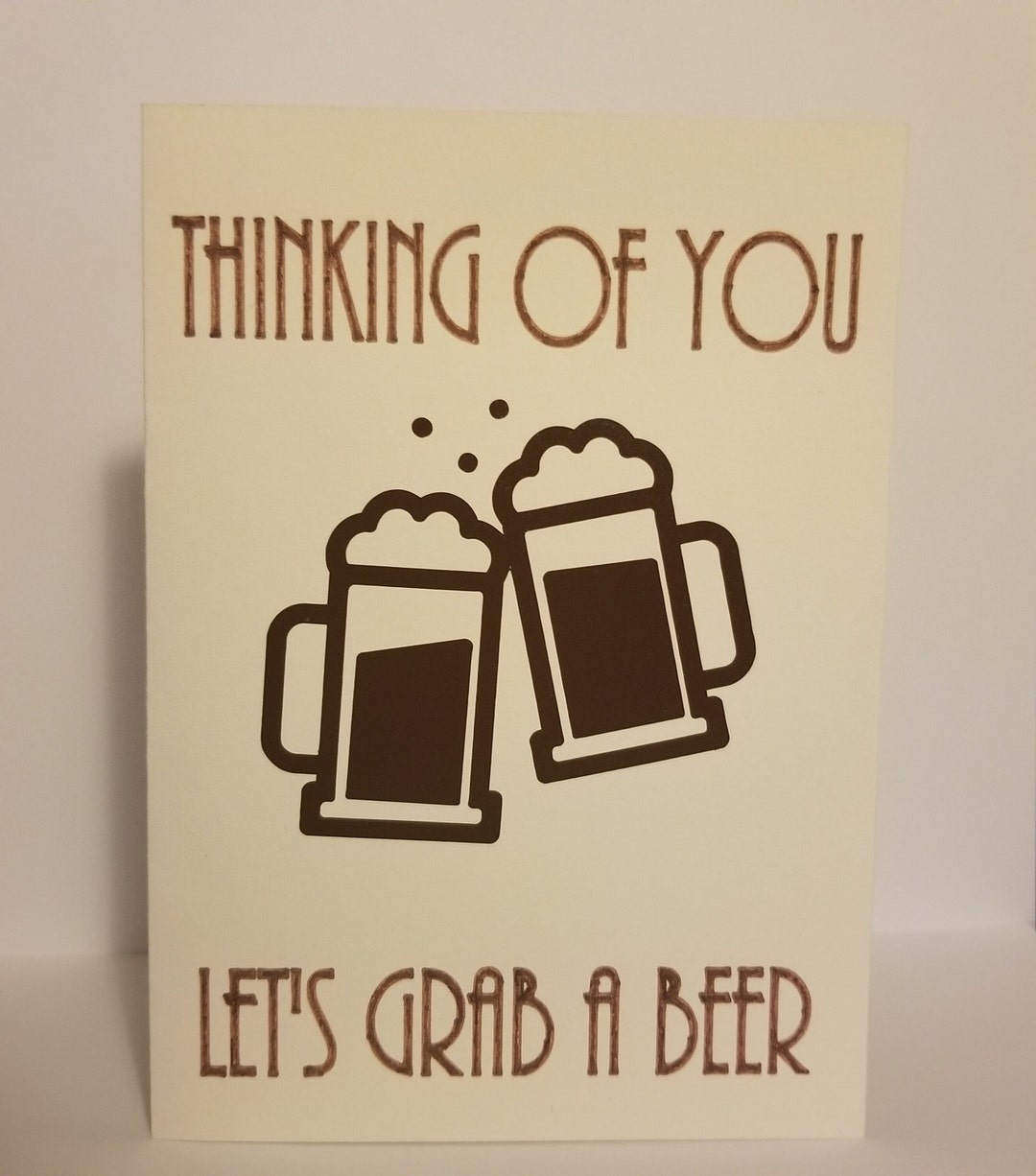 Friend Greeting Card/ Beer Greeting Card / Thinking of You Greeting ...