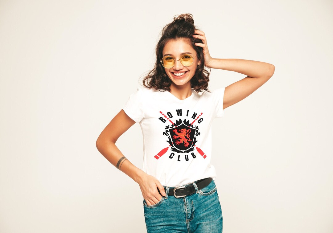 Premium Rowing Club Coat of Arms T-shirt Stylish Athletic Wear for ...