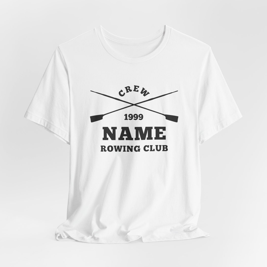 Fully Personalized Rowing Crew Shirt, Custom Rowing T Shirt Gift Rowing ...