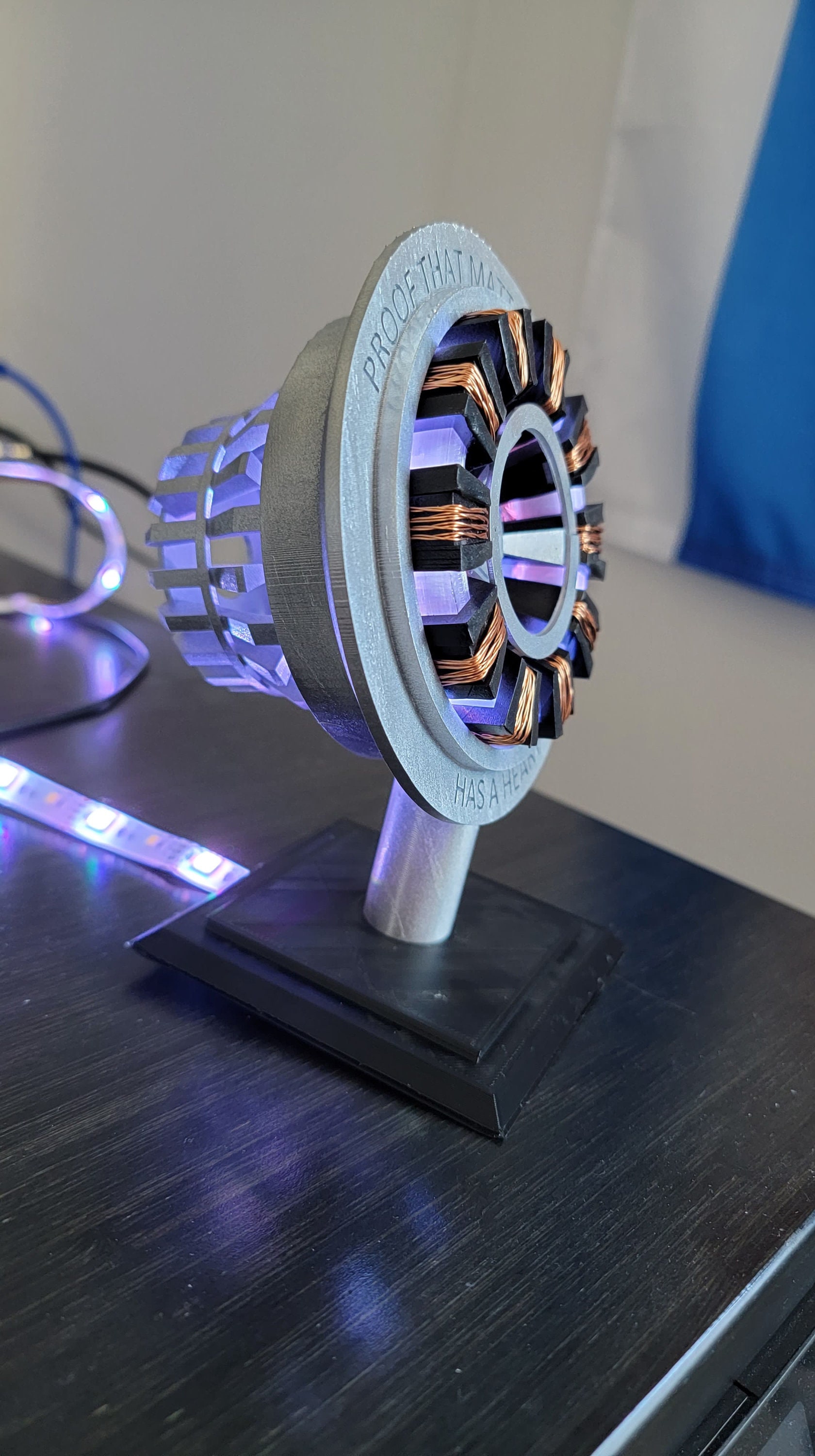 Iron Man Arc Reactor STL Customize Name - Etsy