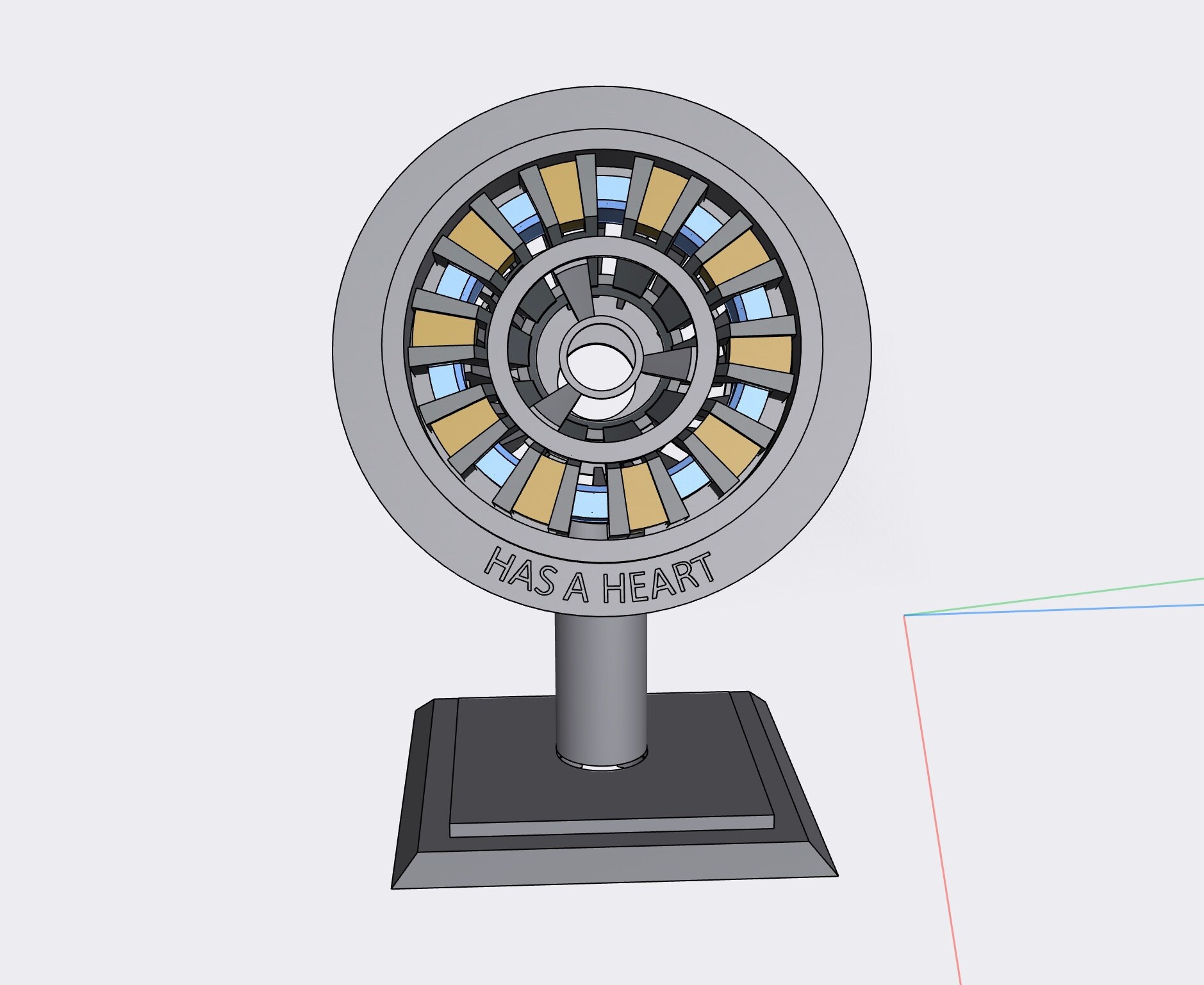 Iron Man Arc Reactor STL Customize Name - Etsy