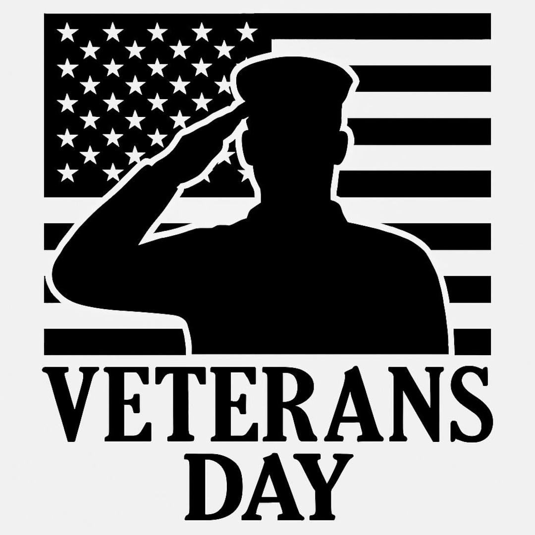 Veterans Day SVG | Saluting Soldier Cut File | Military Patriotic ...
