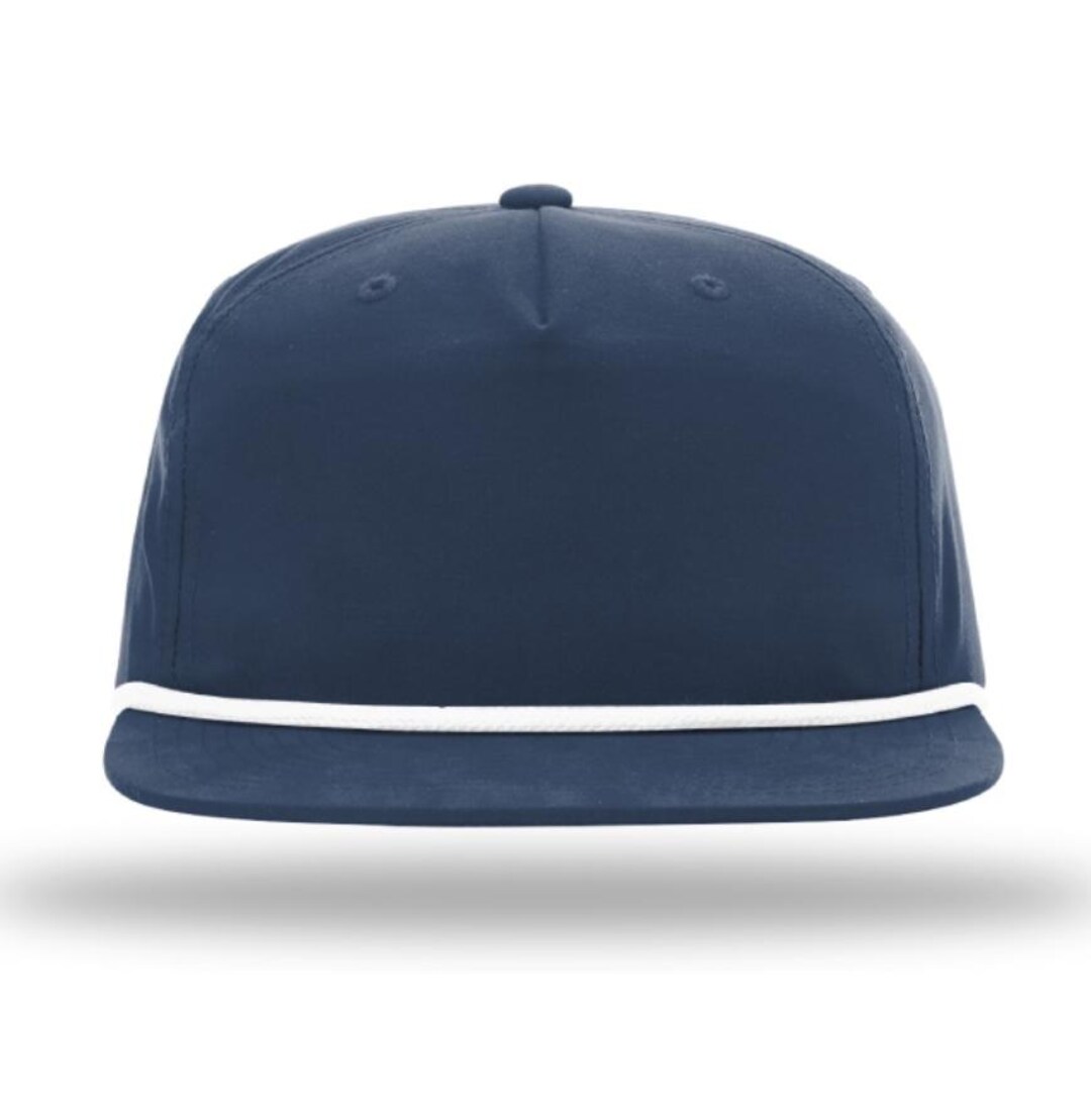 Navy W/ White Rope Richardson Umpqua Snapback Cap - 256 - Personalized ...