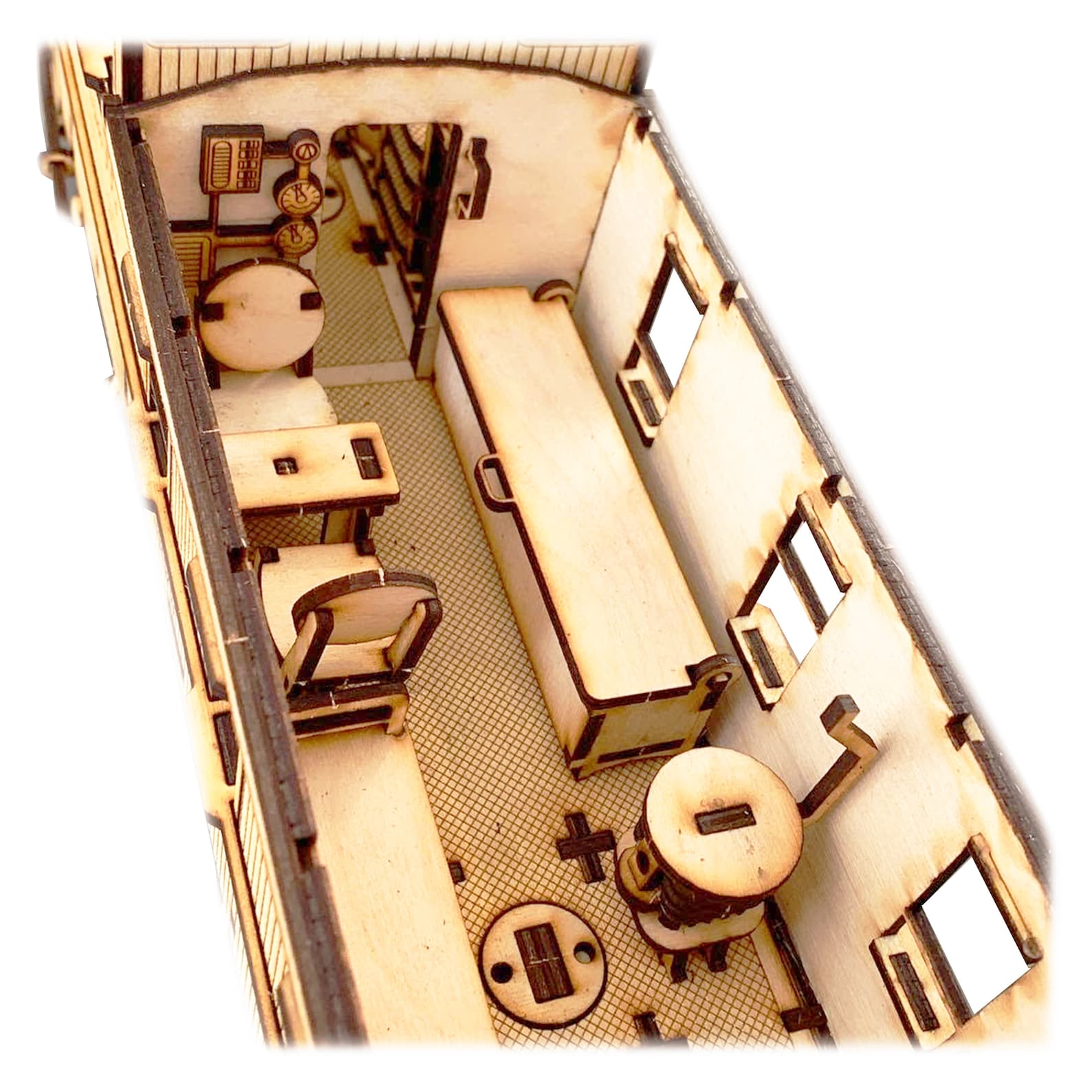 C-1094 Wood Sided Caboose Kit - Etsy