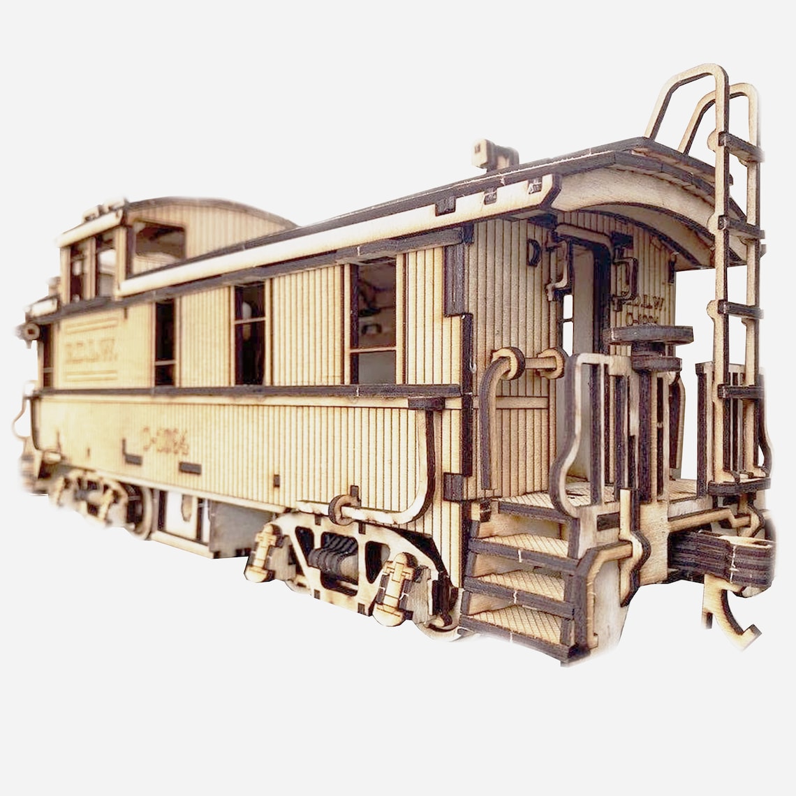 C-1094 Wood Sided Caboose Kit - Etsy