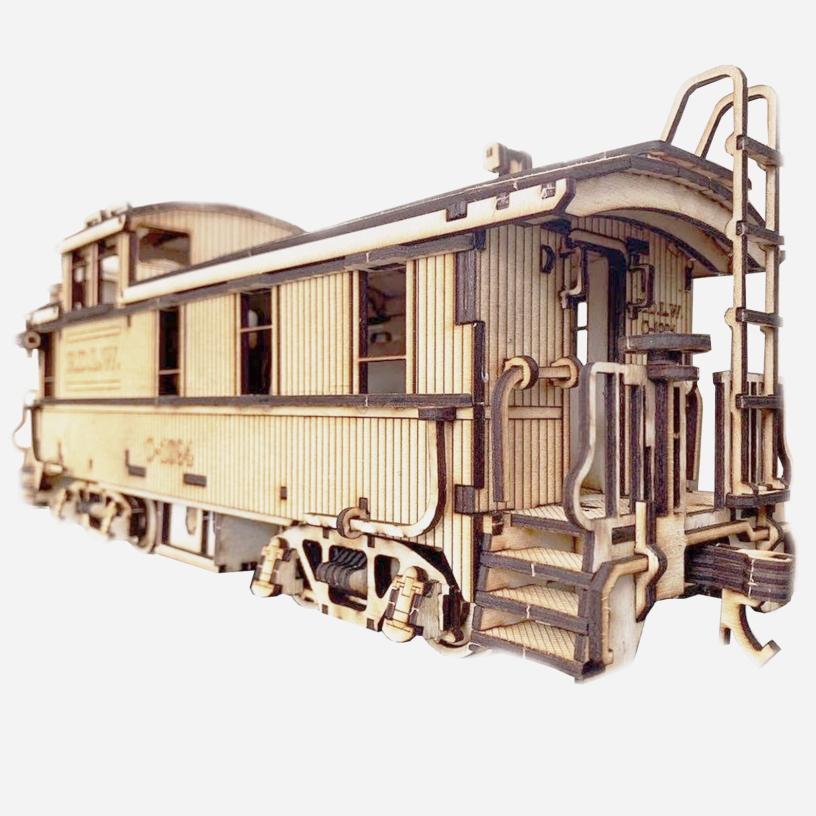 C-1094 Wood Sided Caboose Kit - Etsy