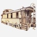 C-1094 Wood Sided Caboose Kit - Etsy