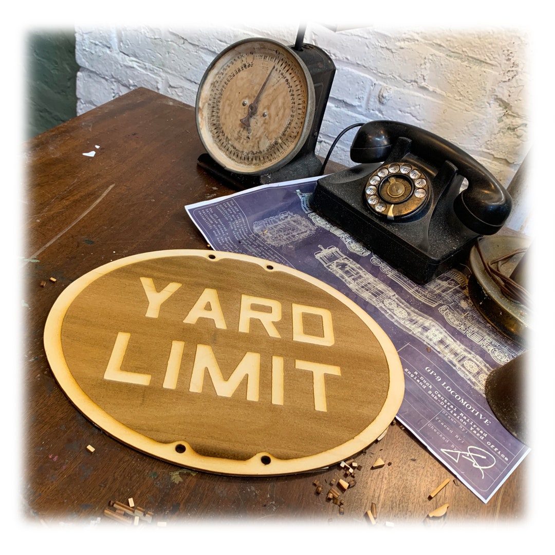YARD LIMIT Sign - Etsy