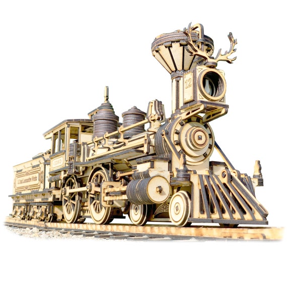 Wooden Model Train Steam Locomotives Wooden Locomotive Model