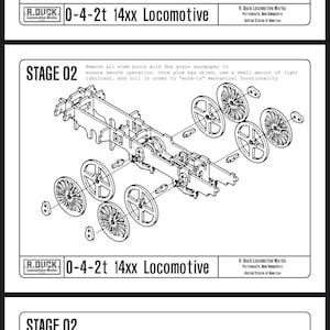 0-4-2t 14xx Locomotive Kit - Etsy