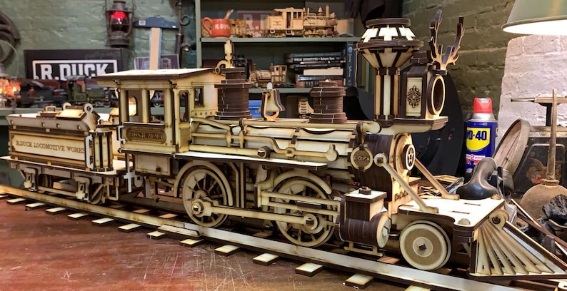 SUPER-SCALE : 1871 C-25 2-4-0 Montezuma Locomotive - Etsy
