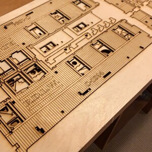 C-1094 Wood Sided Caboose Kit - Etsy
