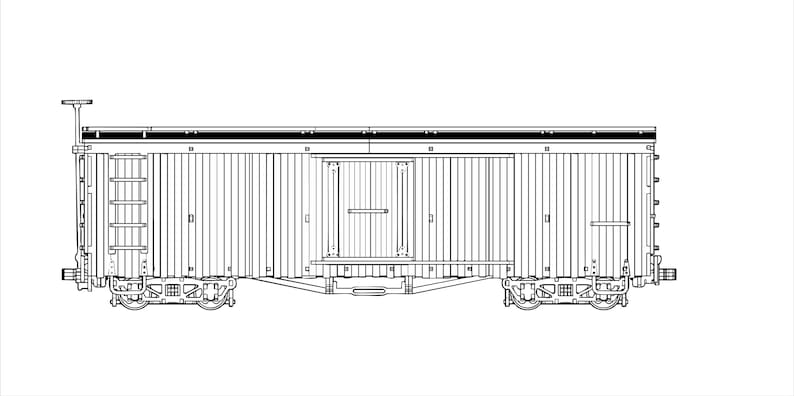 Maine 2-footer Boxcar - Etsy